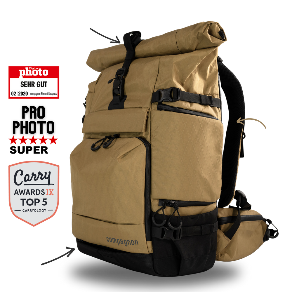 Element Backpack 30L Desert Brown | compagnon | Robust & Functional
