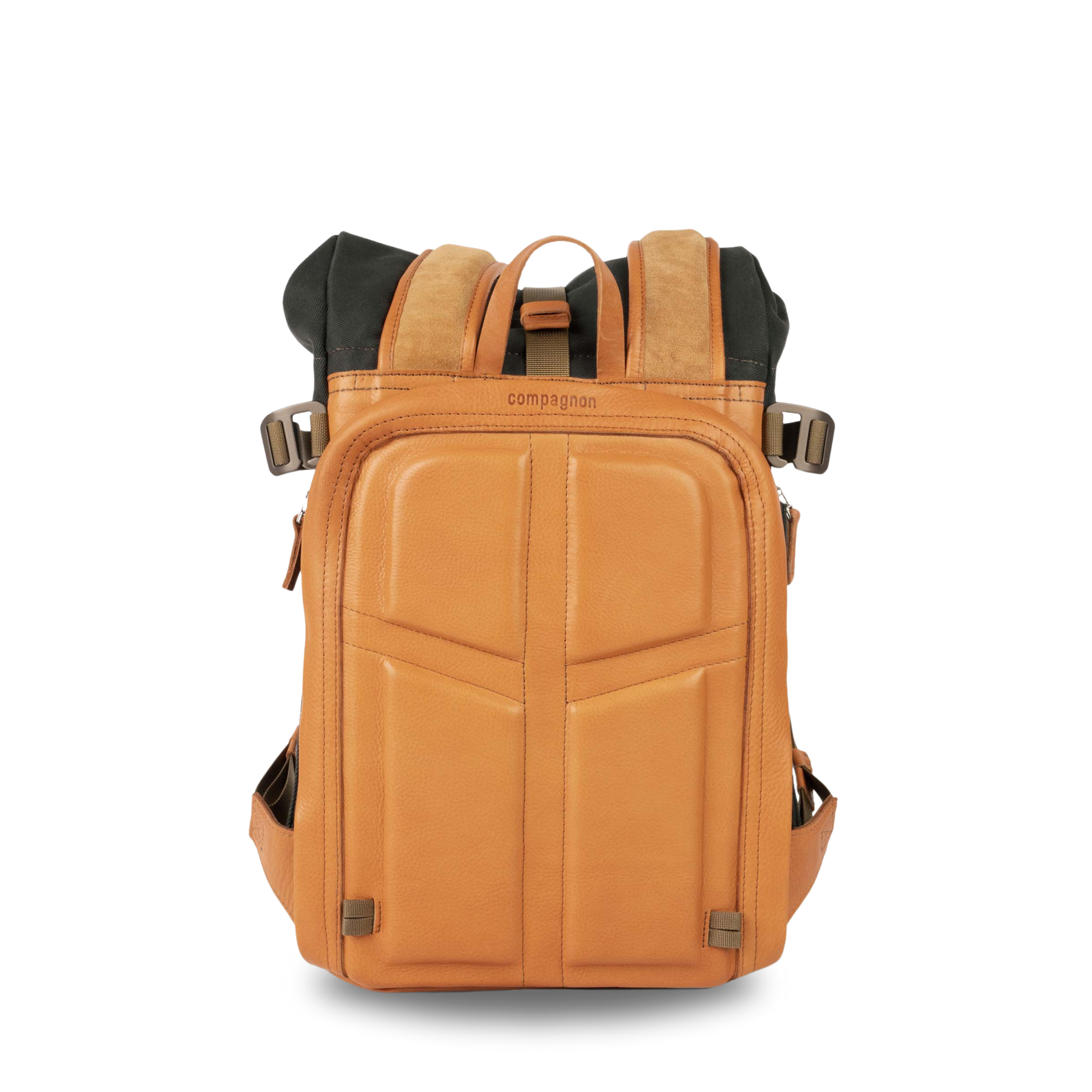 Little Backpack Gen III in green & light brown | compagnon bags
