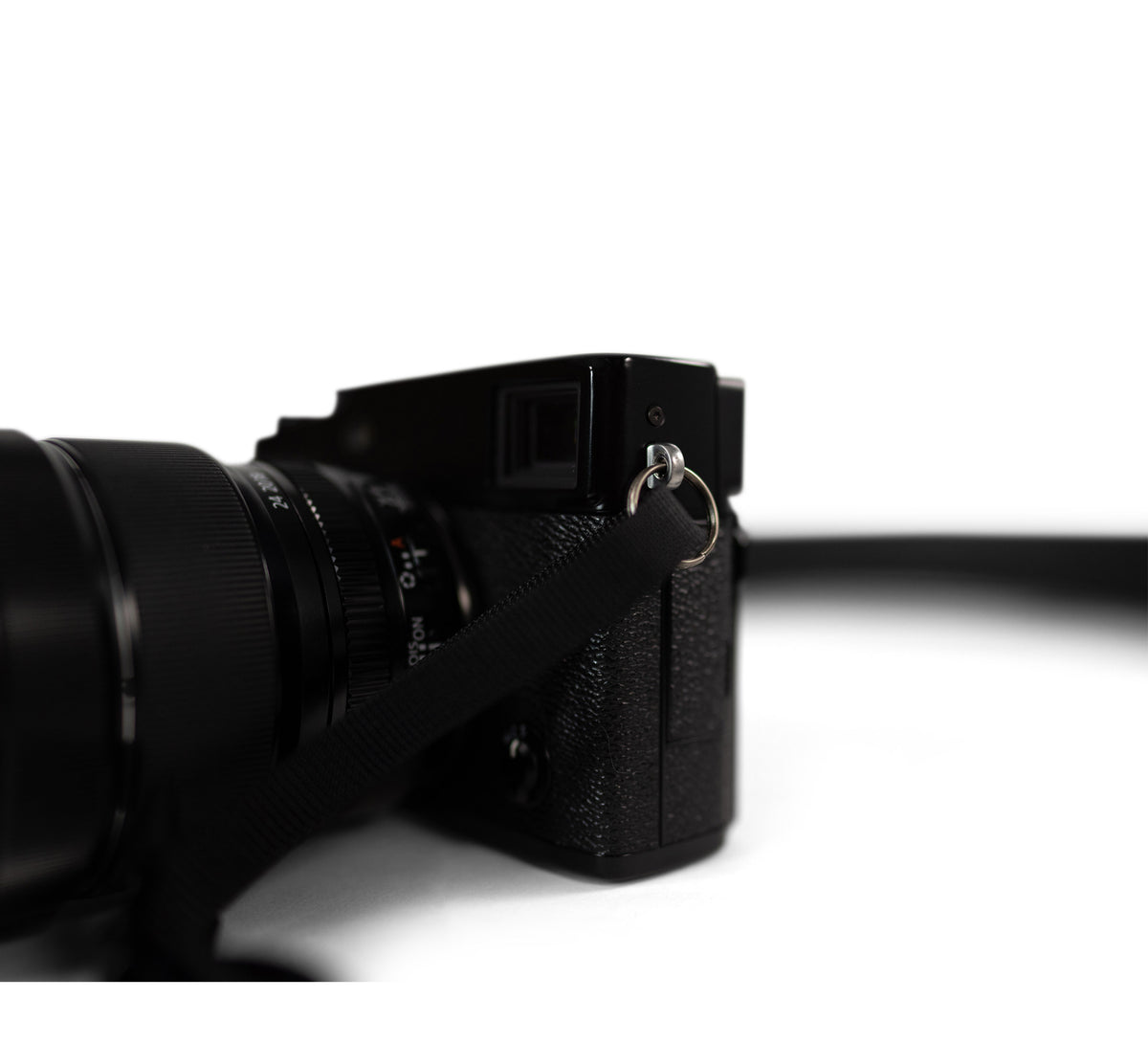 "The bold strap" camera strap in black - ideal for heavy cameras